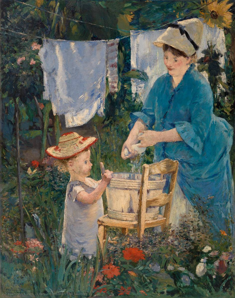 Get Art Reproductions The laundry, 1875 by Edouard Manet (1832-1883 ...
