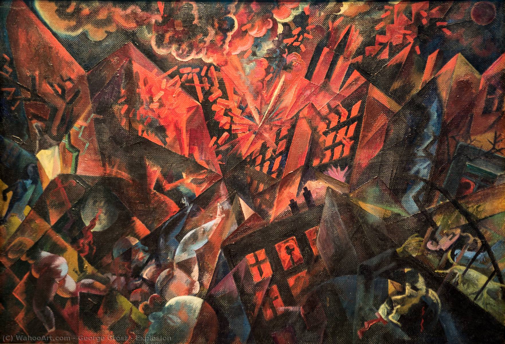 Order Artwork Replica Explosion, 1917 by George Grosz (Inspired By ...