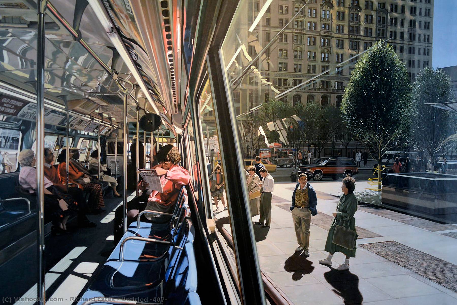 Untitled (407) by Richard Estes Richard Estes | WahooArt.com