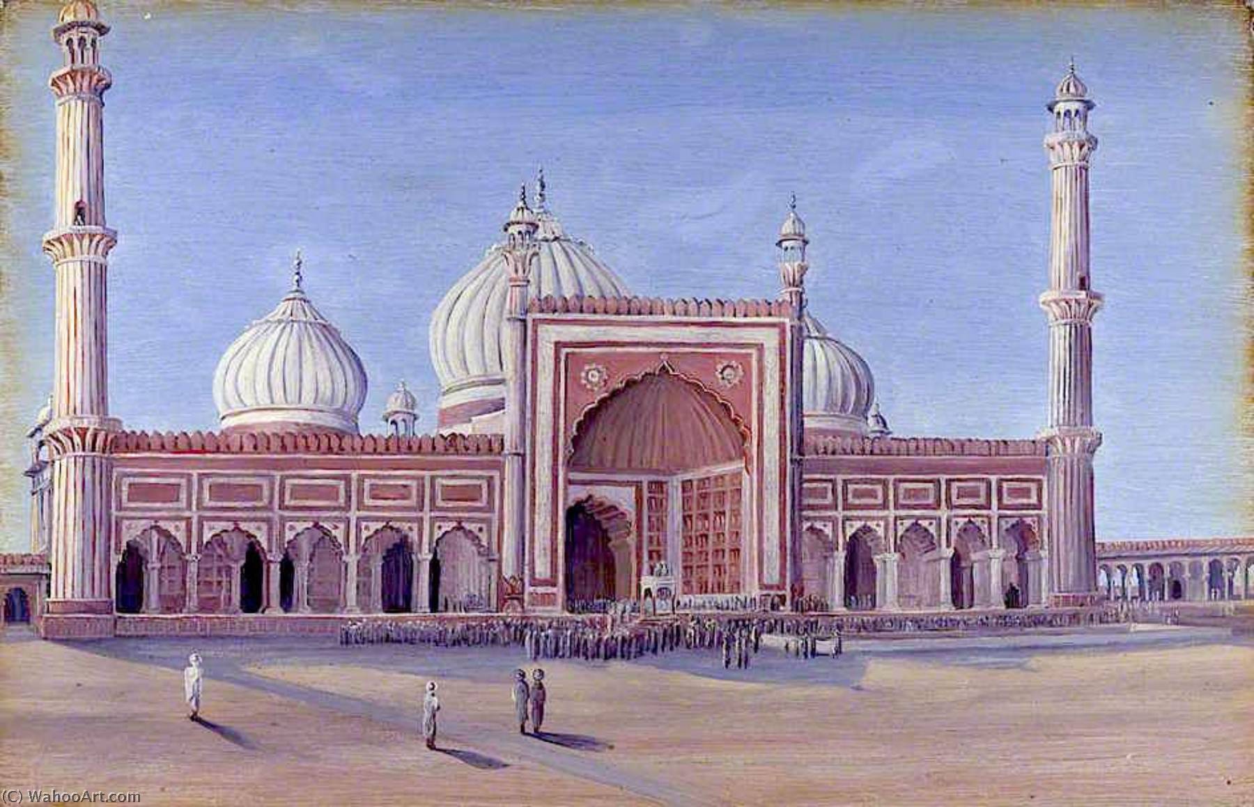 Art Reproductions The Great Mosque of Delhi, India. Novr. 1878, 1878 by ...