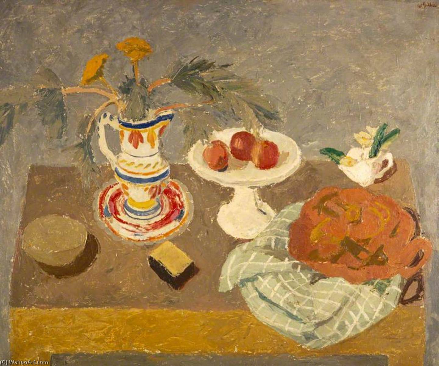 Still Life, Breton Pot, 1942 by William George Gillies William George ...