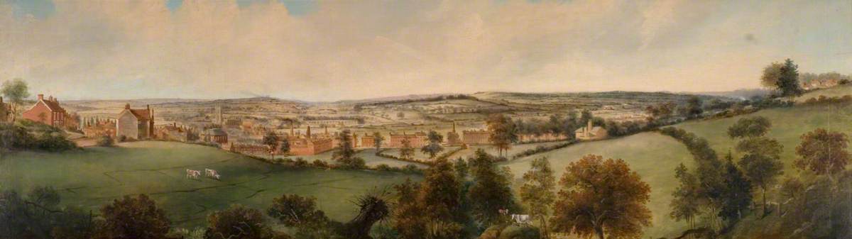 Buy Museum Art Reproductions View of Stoke from Penkhull by Henry Lark ...