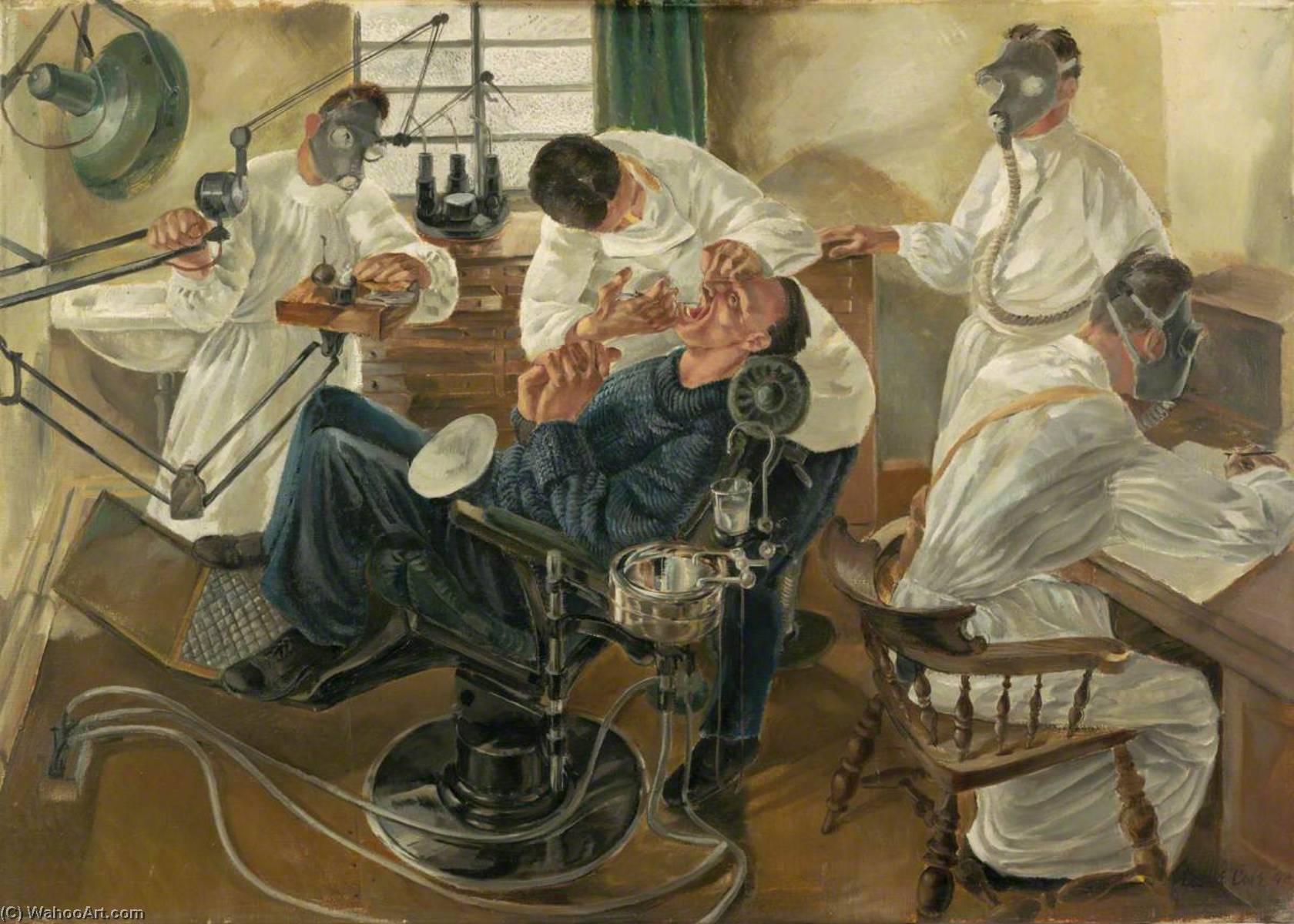 Get Art Reproductions Dentistry during the Hour of Gas Practice, 1942 ...