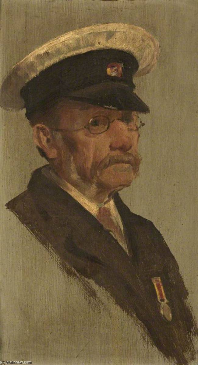 Buy Museum Art Reproductions T. S. Brooks, RMLI, 1920 by George Edmund ...