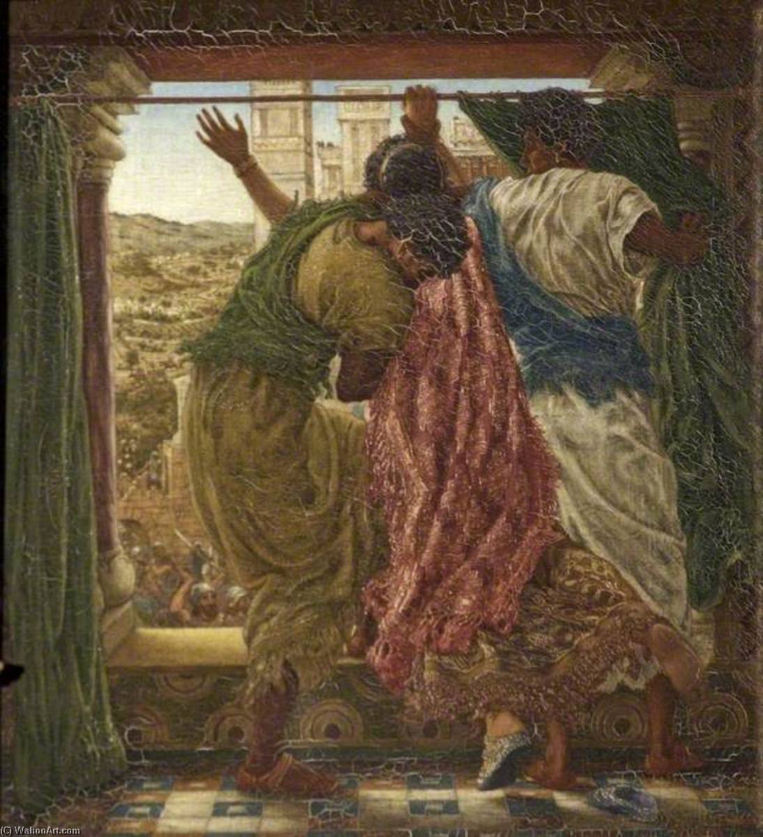 Oil Painting Replica Jezebel Thrown to the Dogs, 1879 by Thomas ...