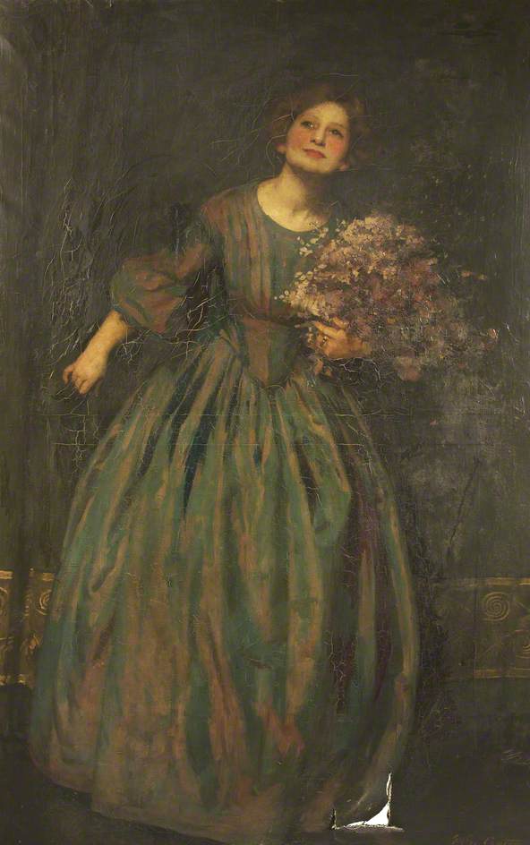 Museum Art Reproductions Portrait of an Unknown Woman by George James ...