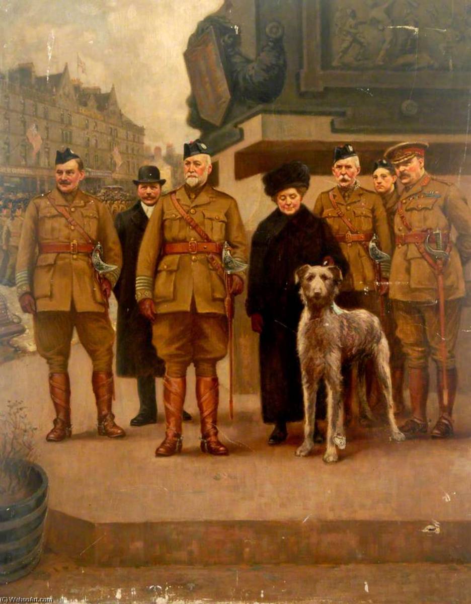 Buy Museum Art Reproductions Military Parade at the War Memorial by ...