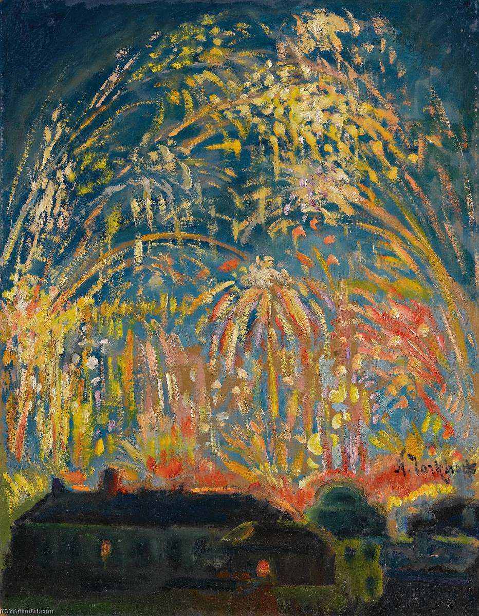 Order Artwork Replica Fireworks in Nice by Nikolai Aleksandrovich ...