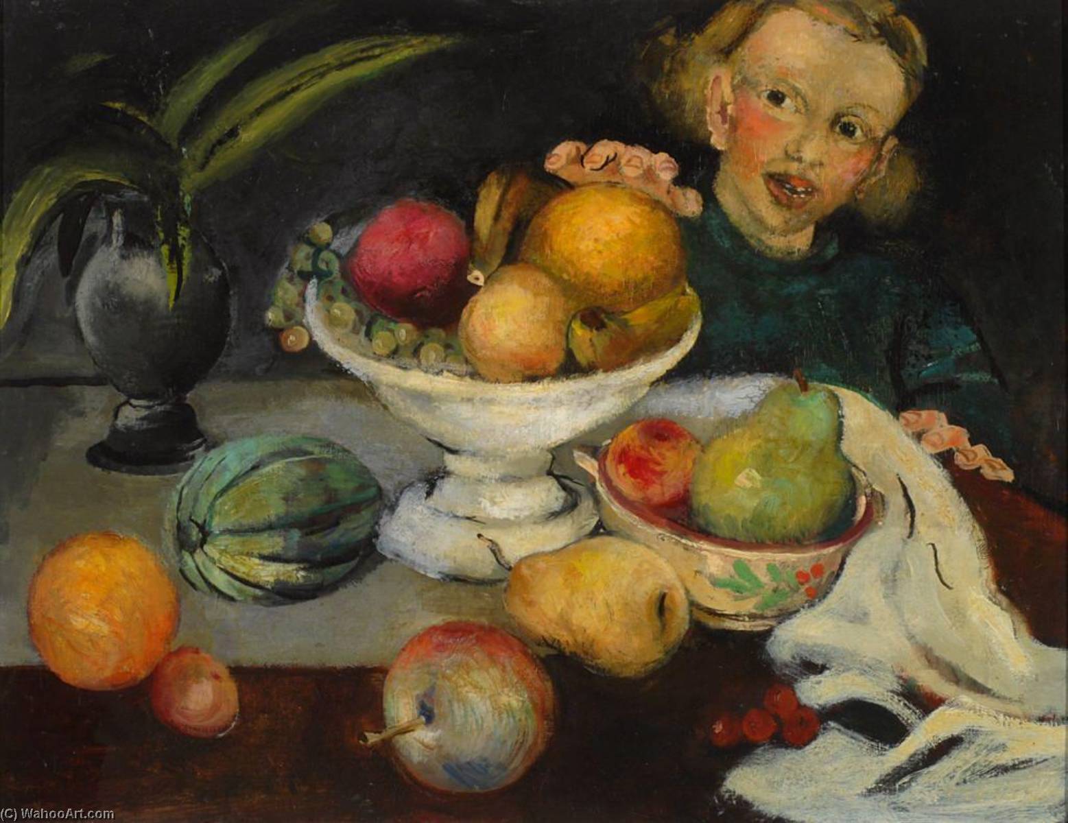 Paintings Reproductions Temptation, 1935 by Philip Evergood (Inspired ...