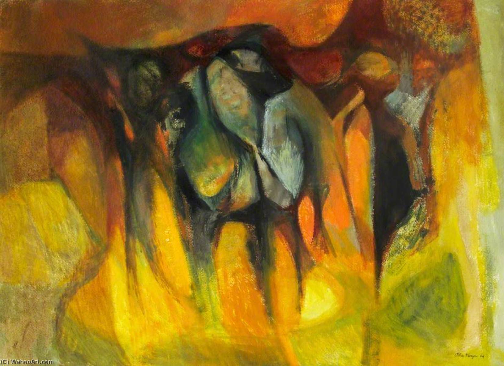 Artwork Replica Forms in a Garden by John Elwyn (Inspired By) (1916 ...