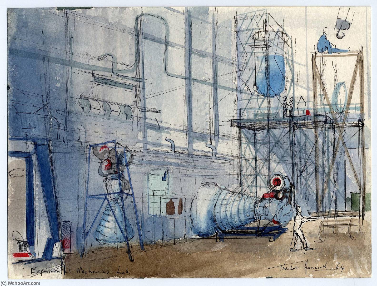 Buy Museum Art Reproductions Engines at Huntsville, 1964 by Theodore ...