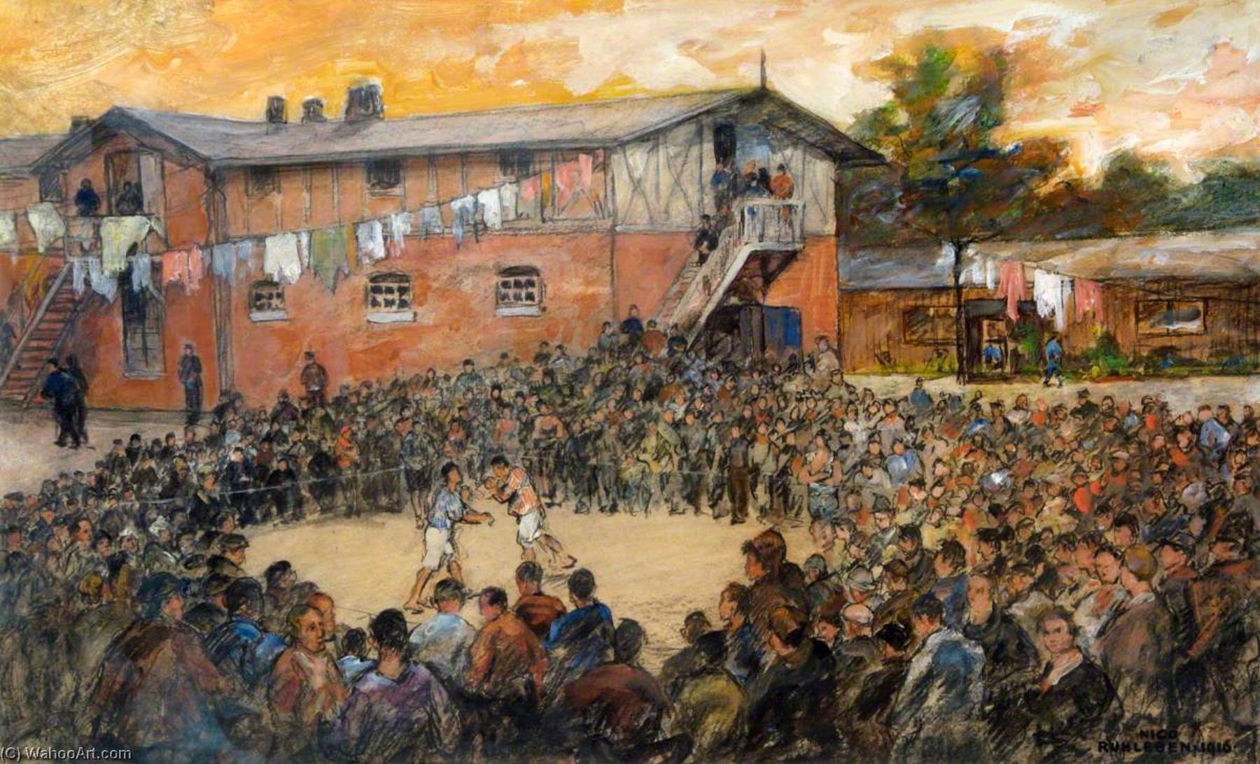 Get Art Reproductions Ruhleben Prison Camp Slaves of the Ring, 1916 by ...