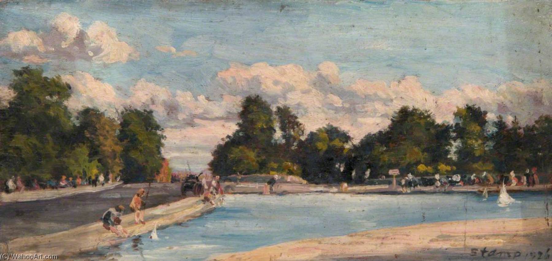 Artwork Replica White Stone Park, 1926 by Ernest Stamp (1869-1942 ...