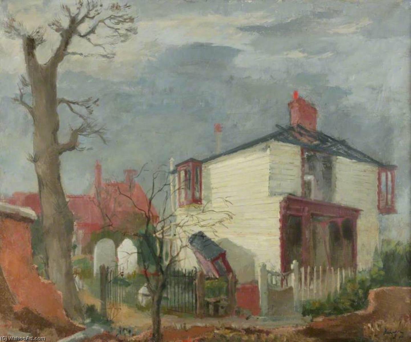 Watchmaker`s Shop, Downe, 1946 by Robin Darwin (1910-1974) Robin Darwin ...