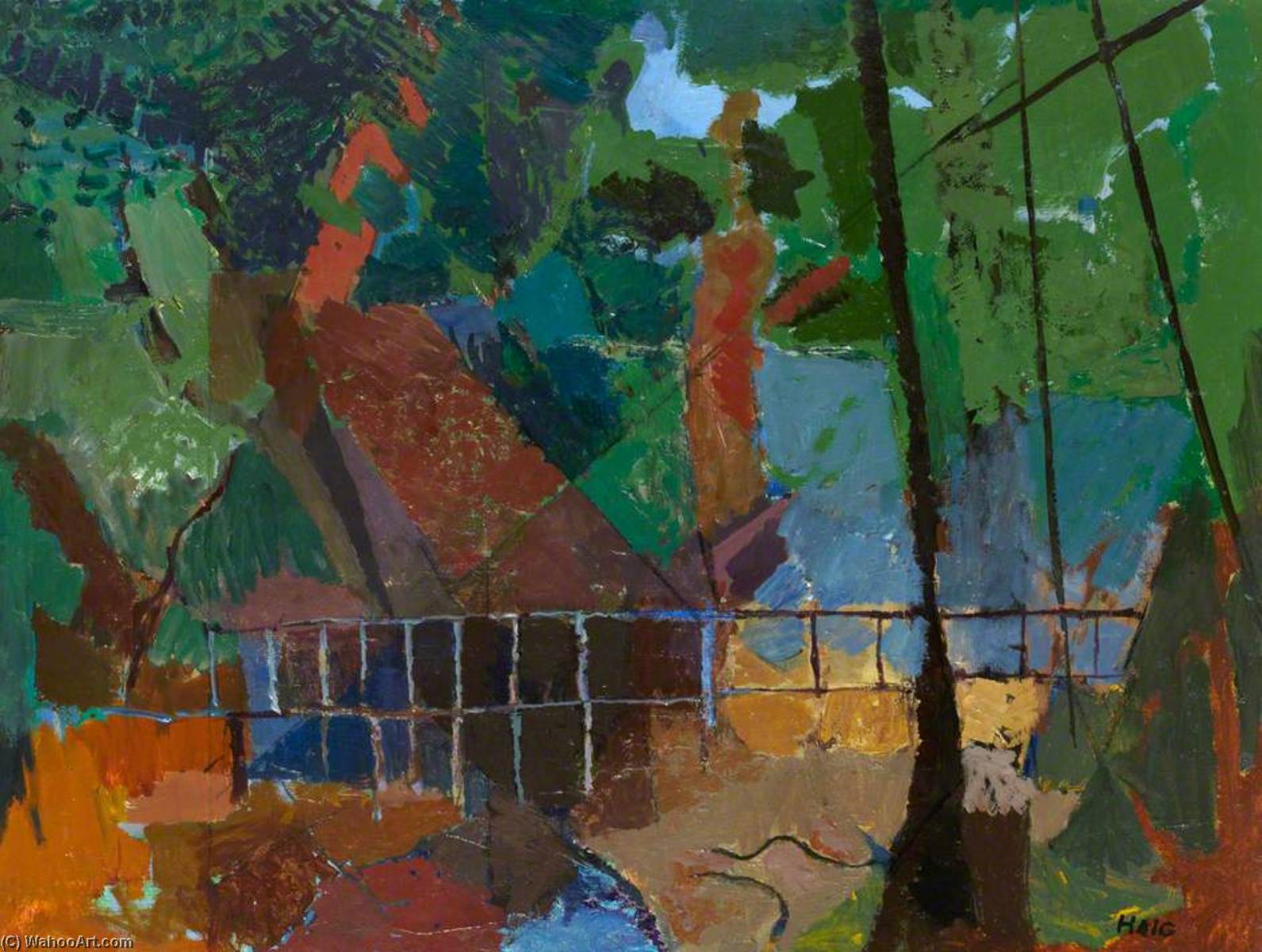 The Dell by George Douglas Haig (1918-2009) George Douglas Haig ...