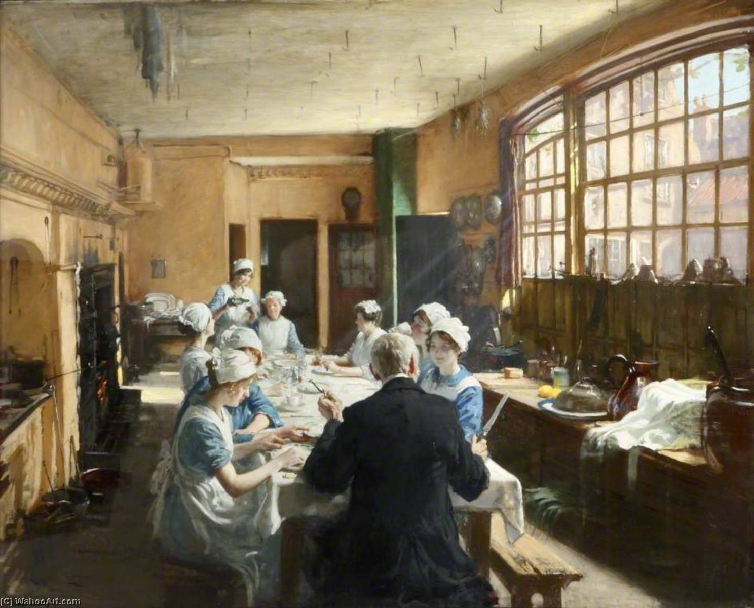 Art Reproductions An Old Inn Kitchen, 1922 by Frederick William Elwell ...