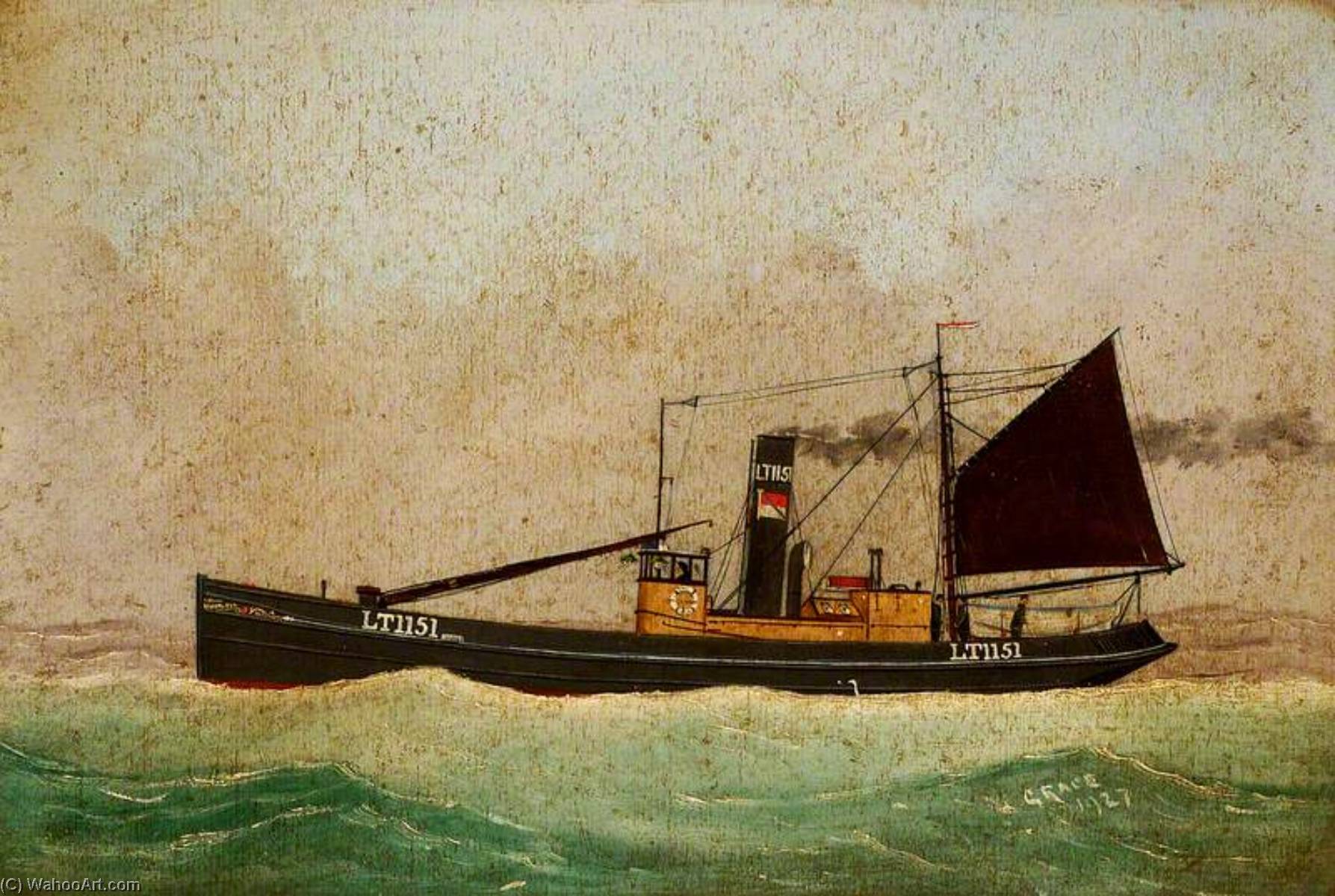 `Bountiful` LT1151, 1927 by George Race (1872-1957) George Race ...