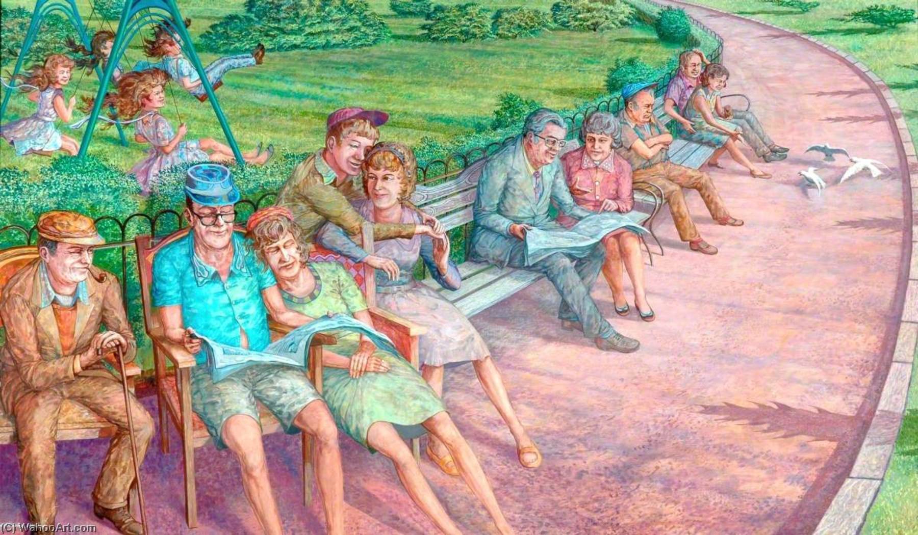 Artwork Replica | Afternoon in Stanley Park with George Glum by John ...