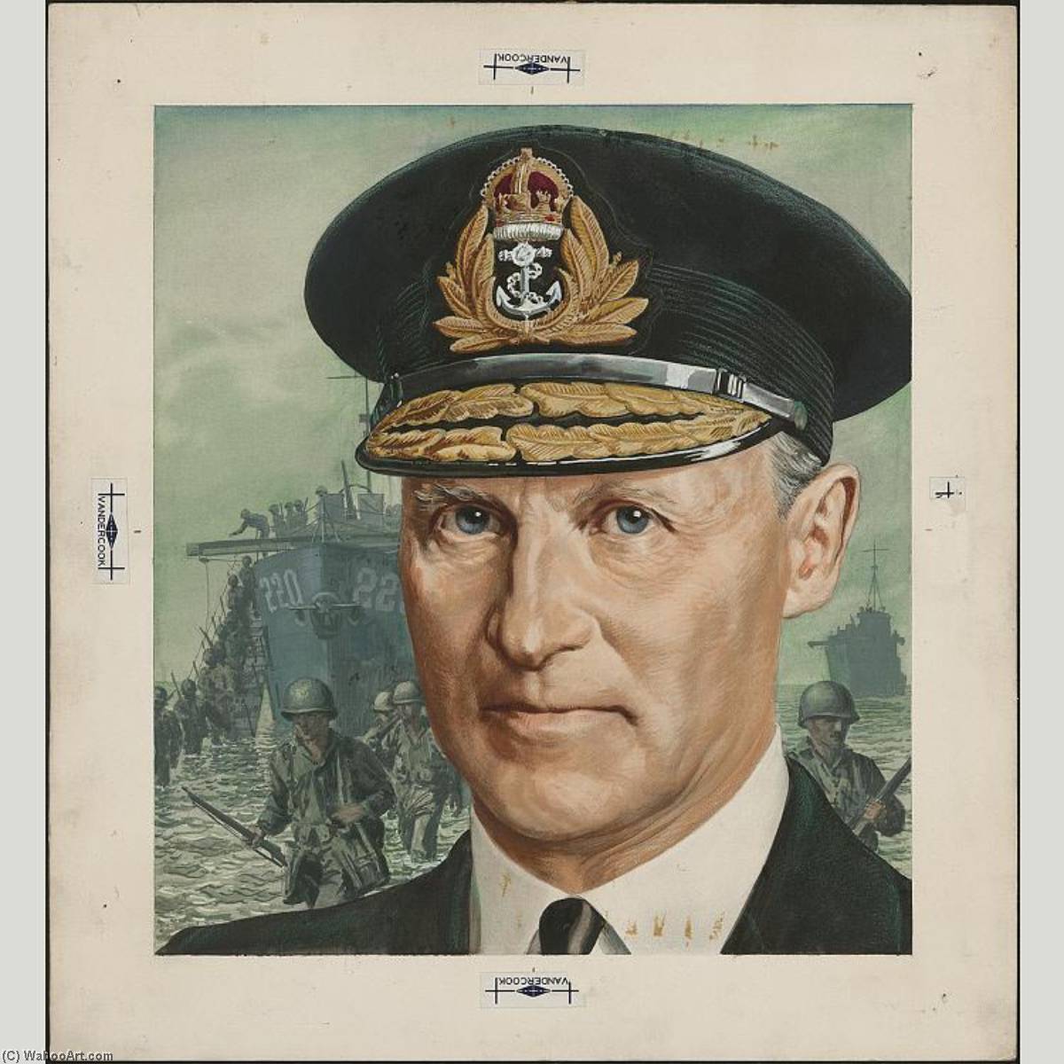 Purchase Oil Painting Replica Sir Bertram Ramsay by Boris Chaliapin ...