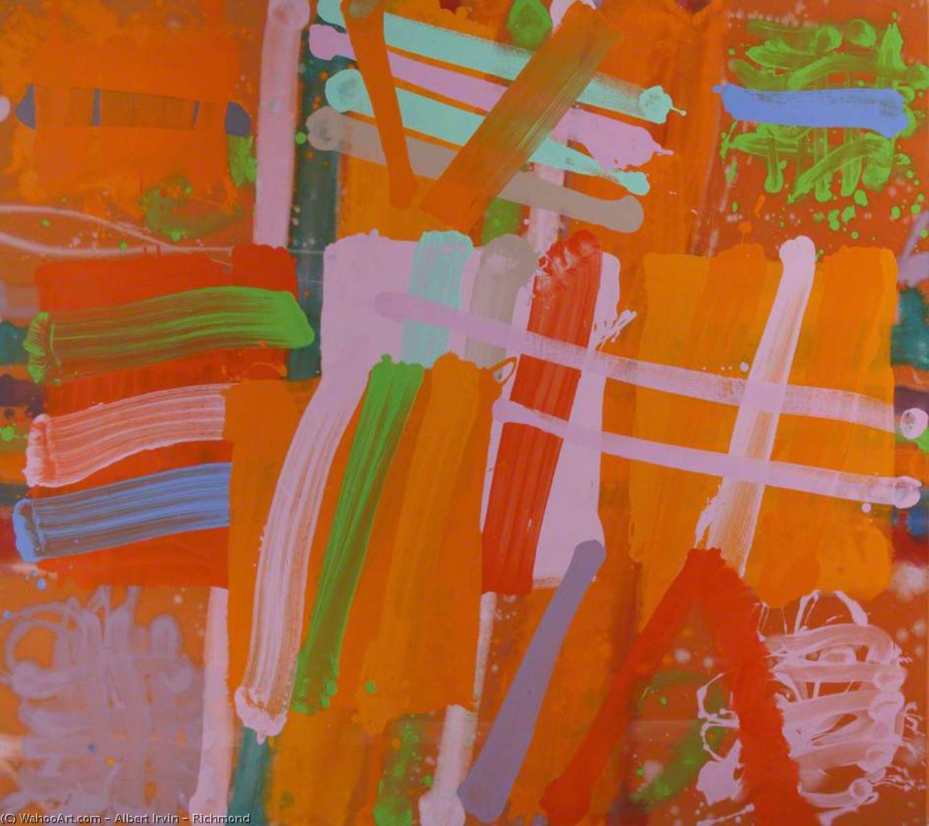 Richmond, 1992 by Albert Irvin (1922-2015) Albert Irvin | WahooArt.com
