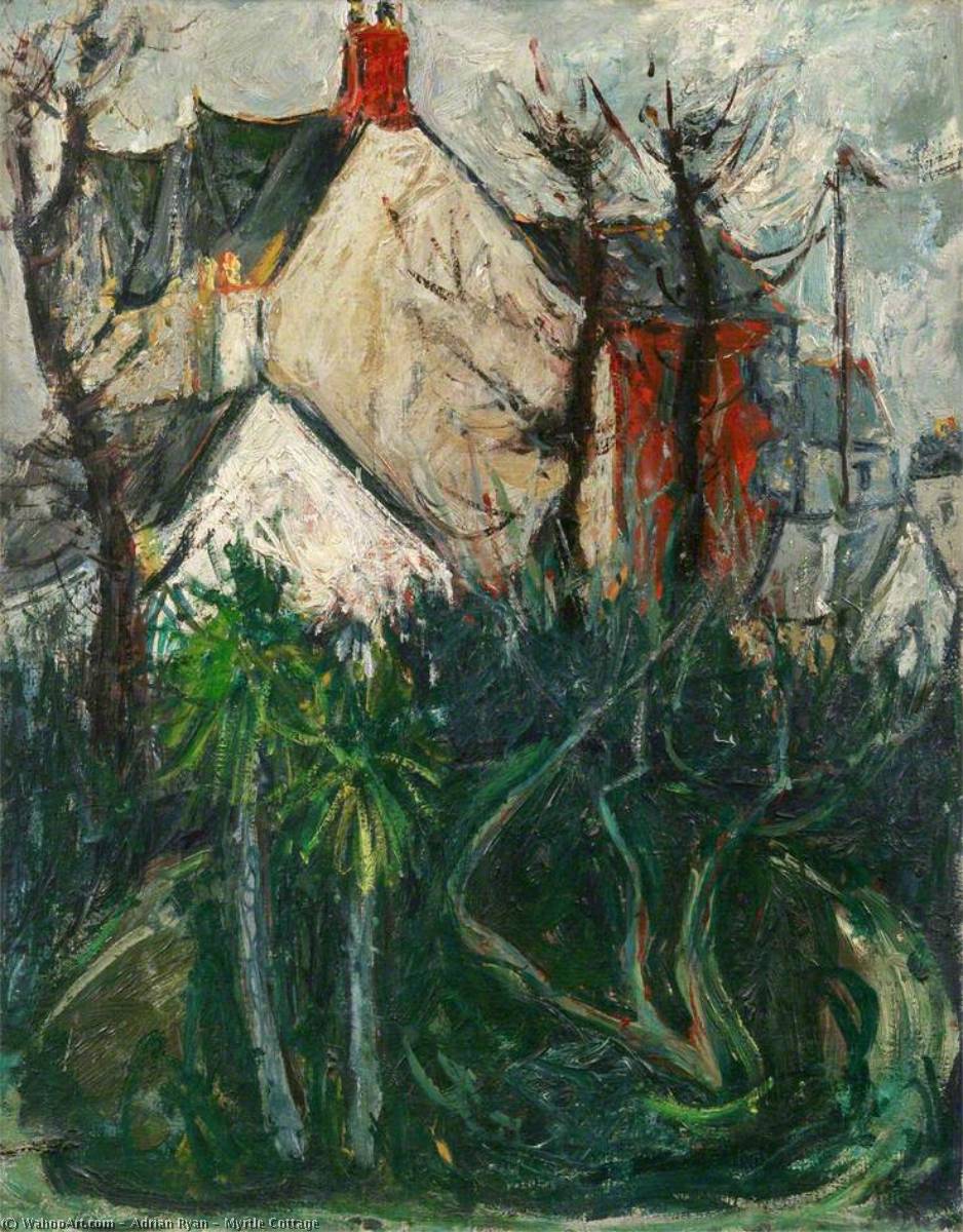 Myrtle Cottage, 1948 by Adrian Ryan (1920-1998) Adrian Ryan | WahooArt.com