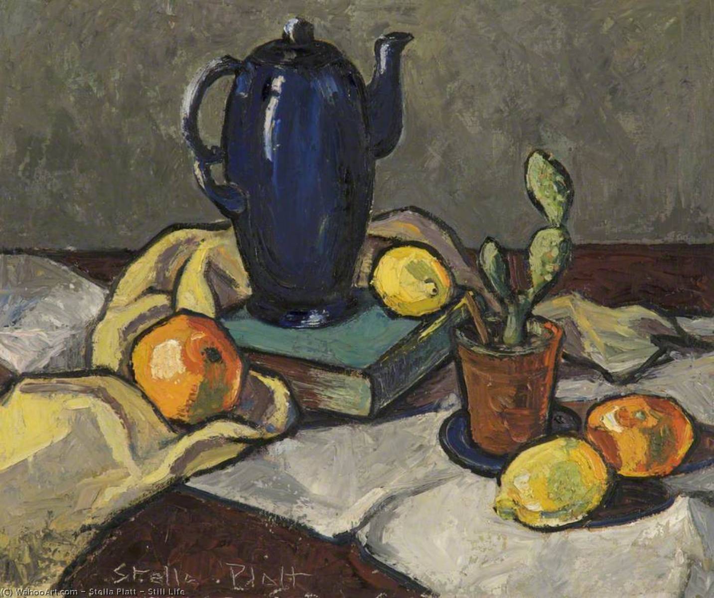 Still Life by Stella Platt (1913-2011) Stella Platt | WahooArt.com