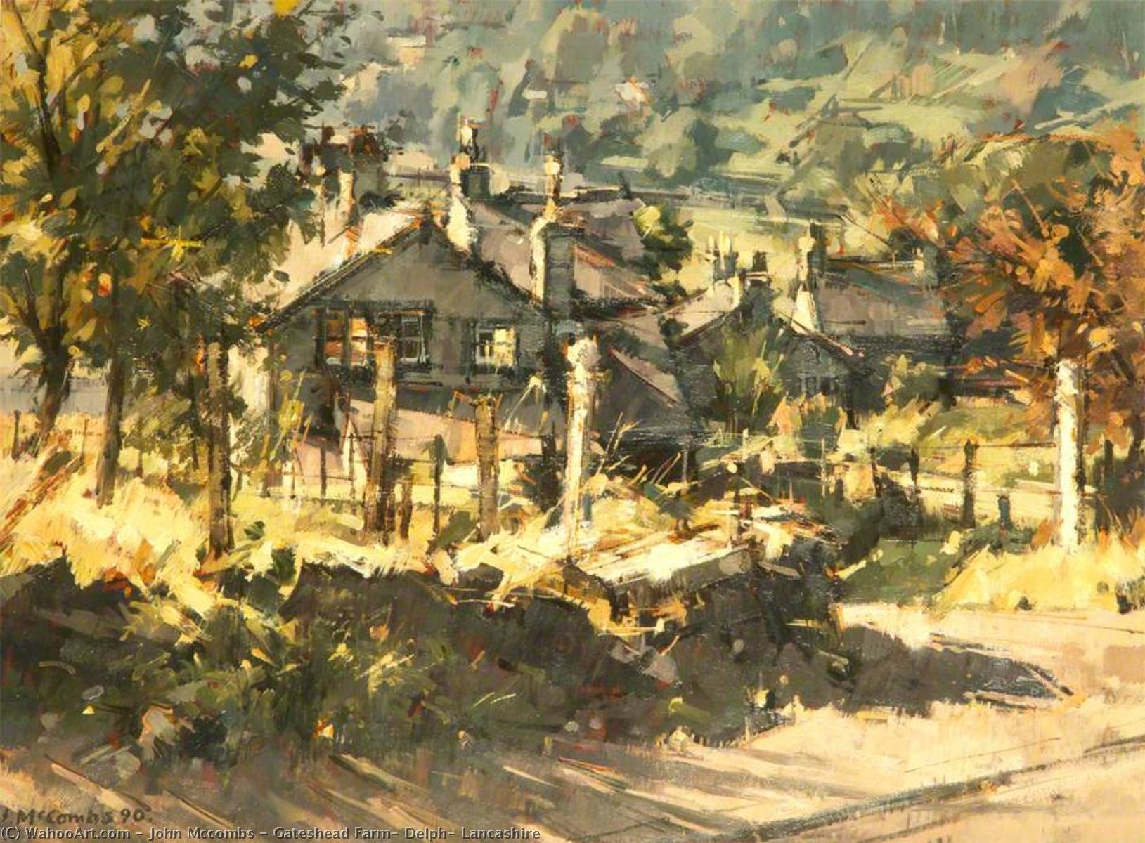 Gateshead Farm, Delph, Lancashire, 1990 by John Mccombs John Mccombs ...