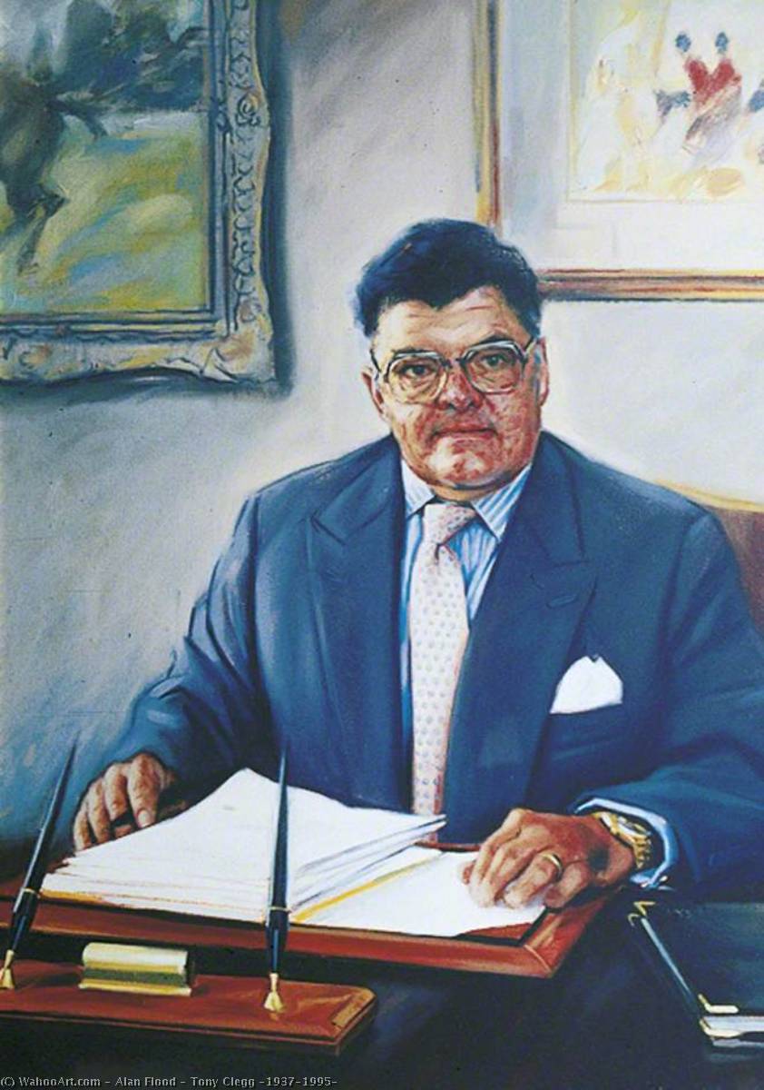 Tony Clegg (1937–1995), 1994 by Alan Flood Alan Flood | WahooArt.com