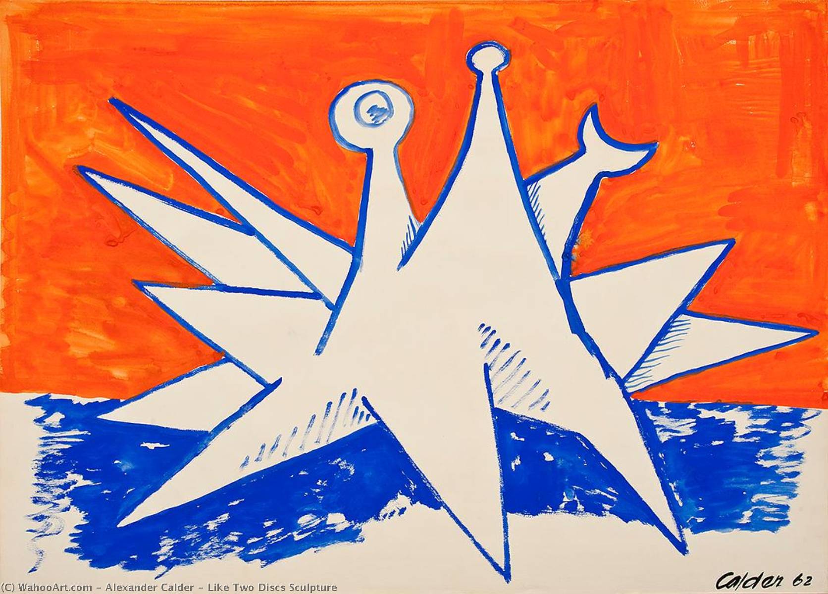 Get Art Reproductions Like Two Discs Sculpture, 1962 by Alexander Milne ...