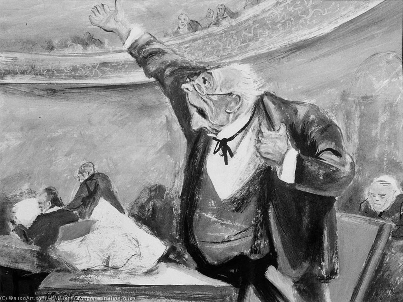 In the House, 1944 by William Gropper (1897-1977) William Gropper ...
