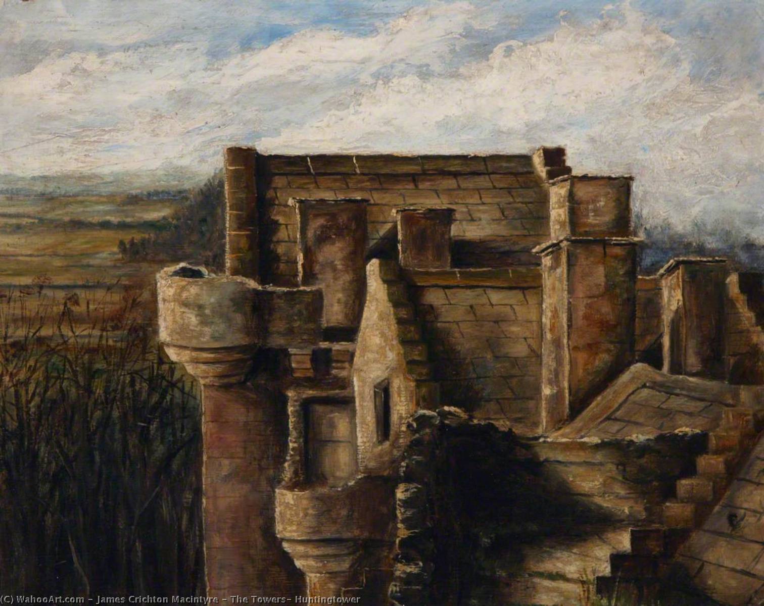 Purchase Oil Painting Replica The Towers, Huntingtower by James ...