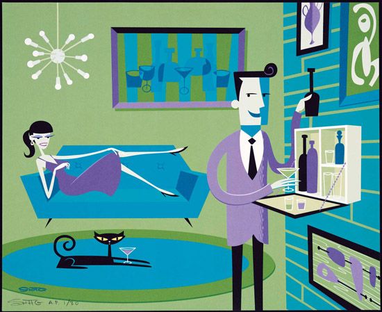 the hideaway by Josh Agle (Shag) Josh Agle (Shag) | WahooArt.com