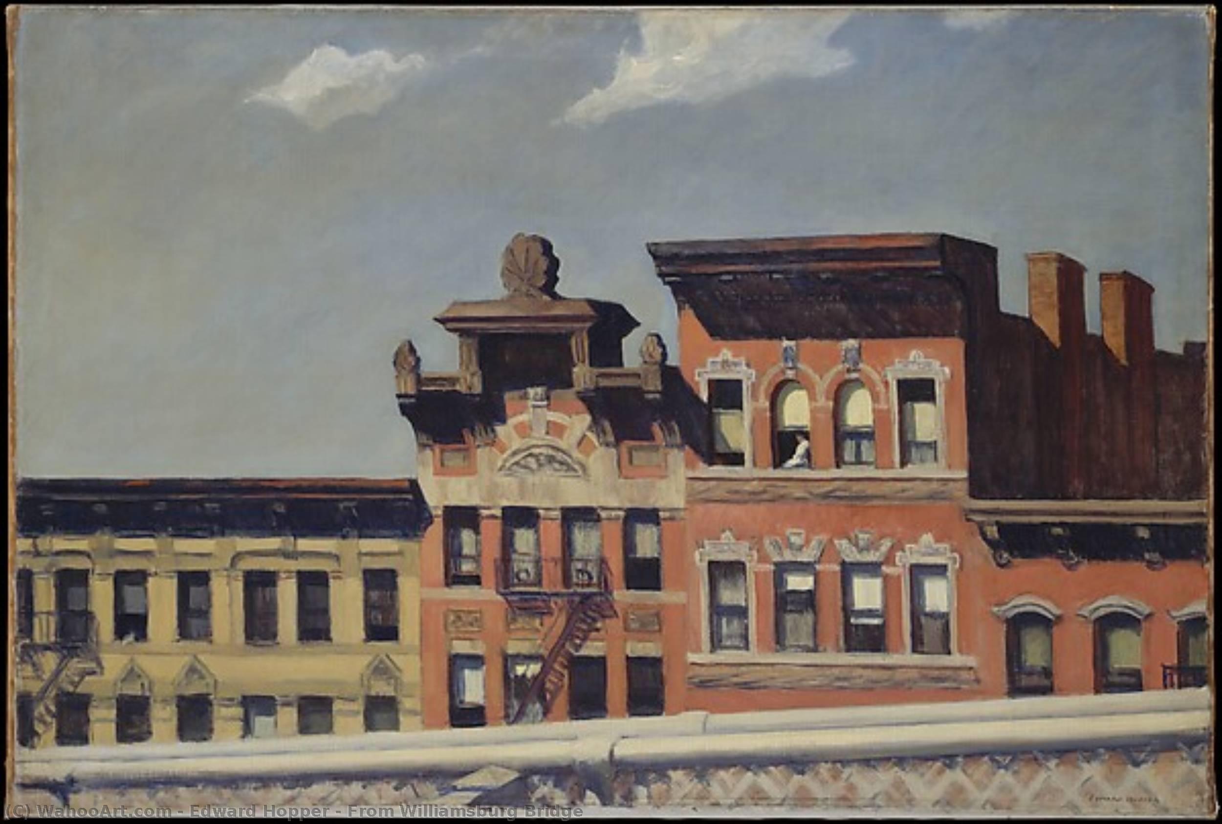 Buy Museum Art Reproductions From Williamsburg Bridge, 1928 by Edward ...