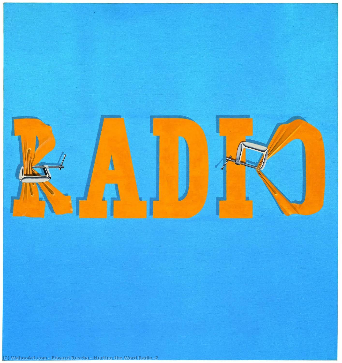 Hurting the Word Radio #2, 1964 by Edward Ruscha Edward Ruscha ...