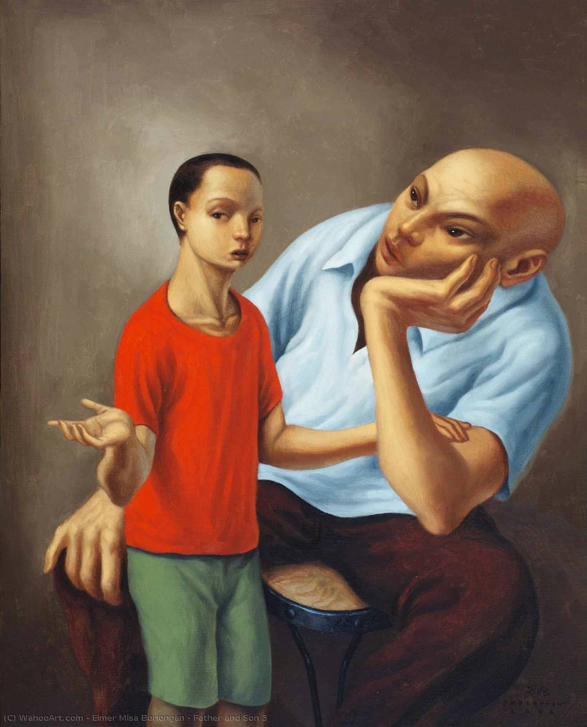 Father and Son 3 by Elmer Misa Borlongan Elmer Misa Borlongan ...