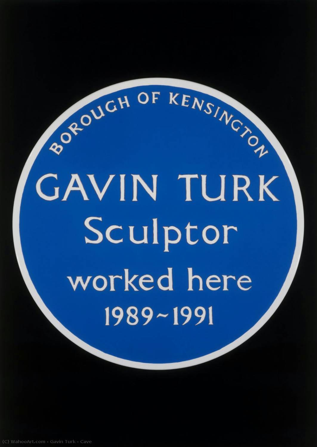 Cave, 1995 by Gavin Turk Gavin Turk | WahooArt.com