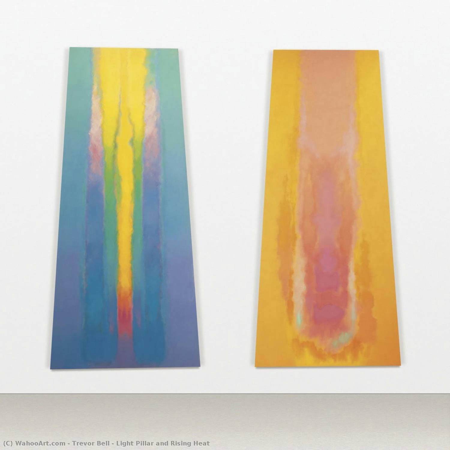 Light Pillar and Rising Heat, 1982 by Trevor Bell (1930-2017, United ...