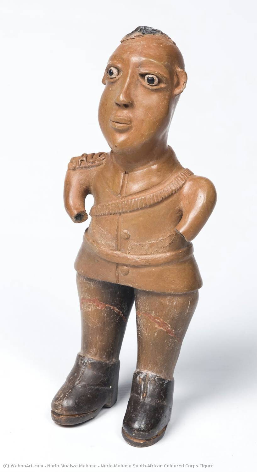 Noria Mabasa South African Coloured Corps Figure, 1980 by Noria Muelwa ...