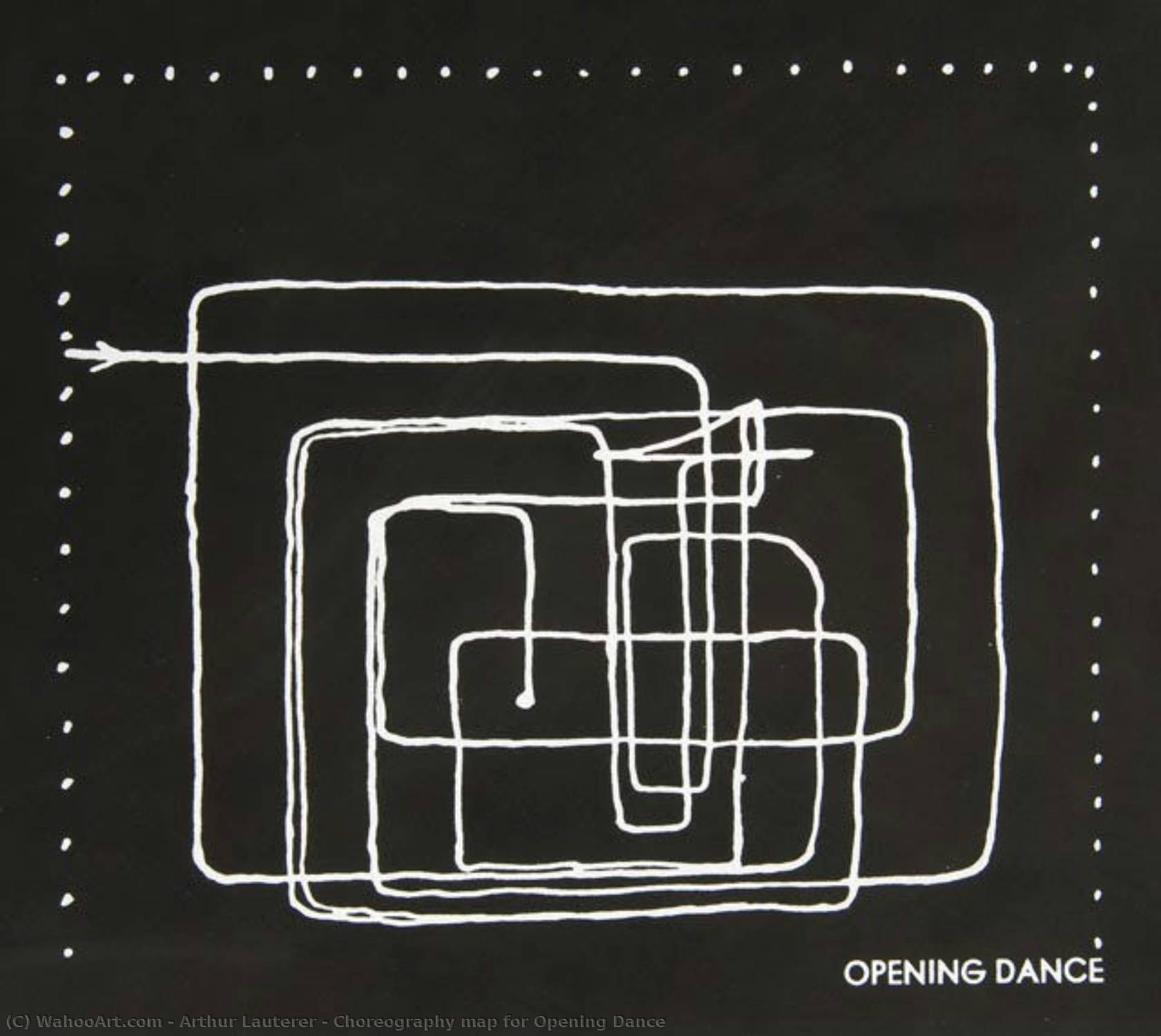 Get Paintings Reproductions Choreography map for Opening Dance, 1937 by ...