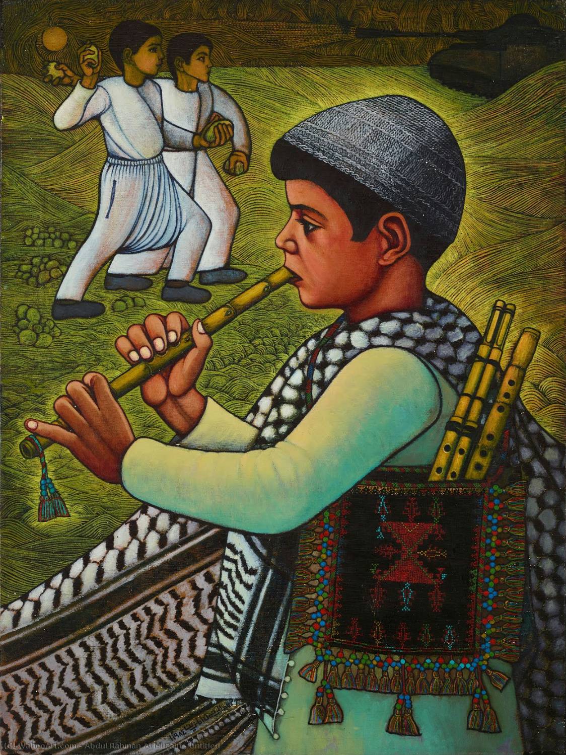 Untitled, 1984 by Abdul Rahman Al Muzain Abdul Rahman Al Muzain ...