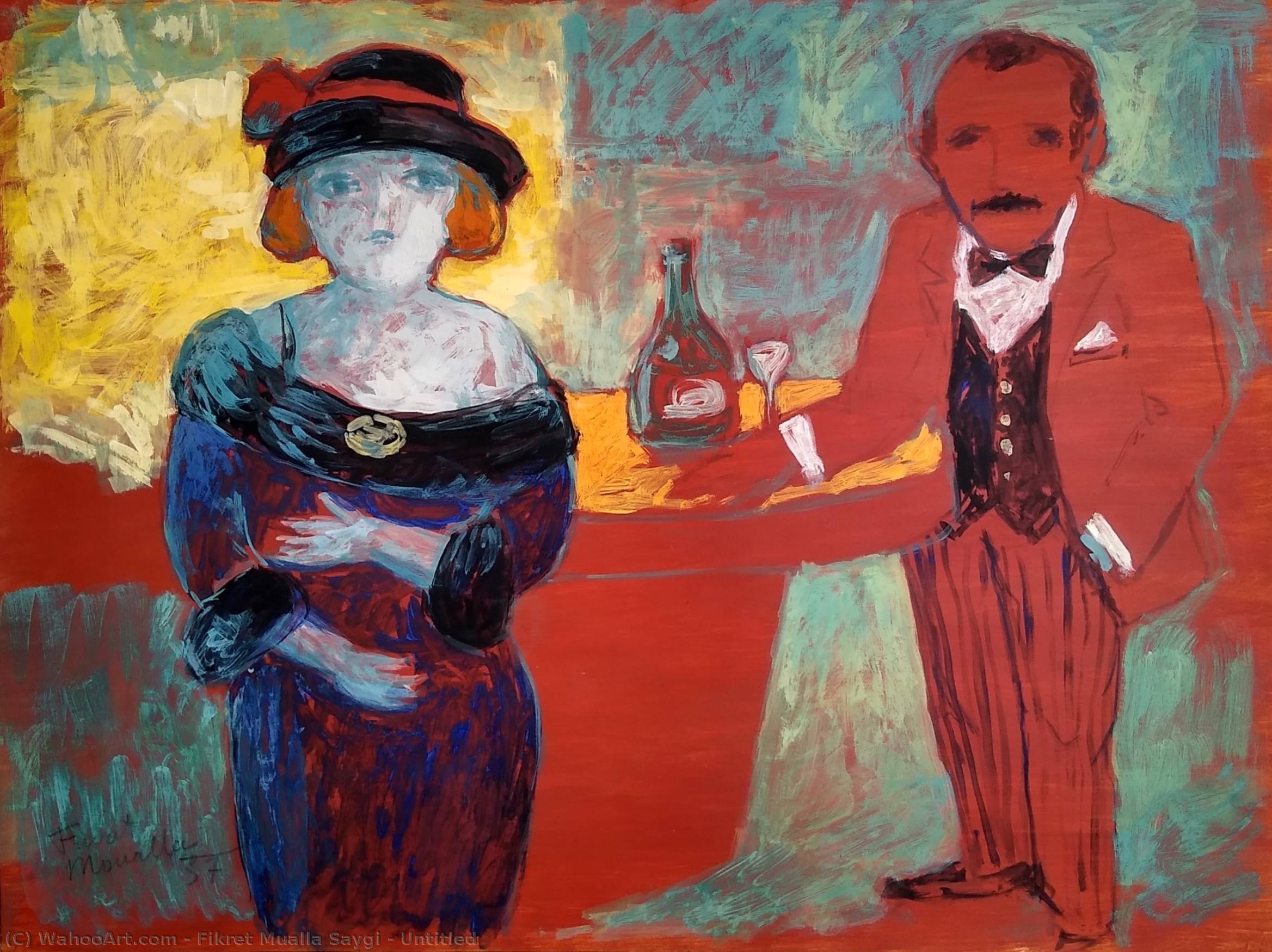 Artwork Replica Untitled, 1957 by Fikret Mualla Saygi (Inspired By ...